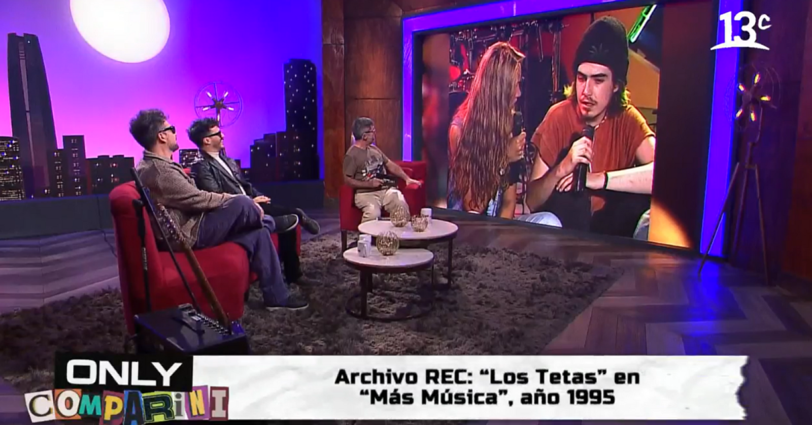 Los Tetas recuerdan en Only Comparini su paso por el programa “Más Música” de 1995